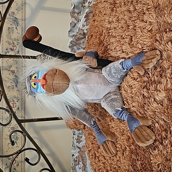 Disney | Toys | Disney Store The Lion King Rafiki Baboon Plush Stuffed ...